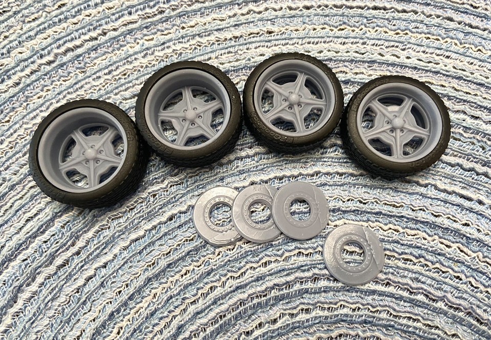 Resin 21/20 Scale In. “Speedway” model car wheels,1/24,1/25 | eBay