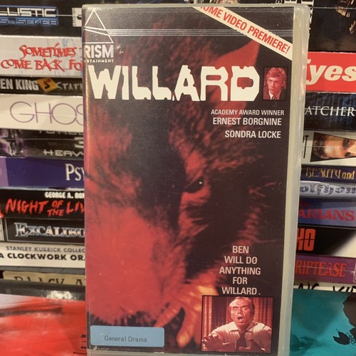 Willard 1971 VHS Great Former Rental Sondra Locke Ernest Borgnine PRISM ...