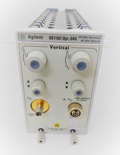 Agilent / Keysight 86116C 65 GHz Optical + 80 GHz Elec. Plugin Module ...