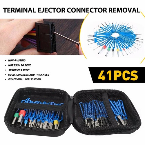 41x Pin Extractor Tool Terminal Ejector Connector Removal Kit+Protective Bag | eBay
