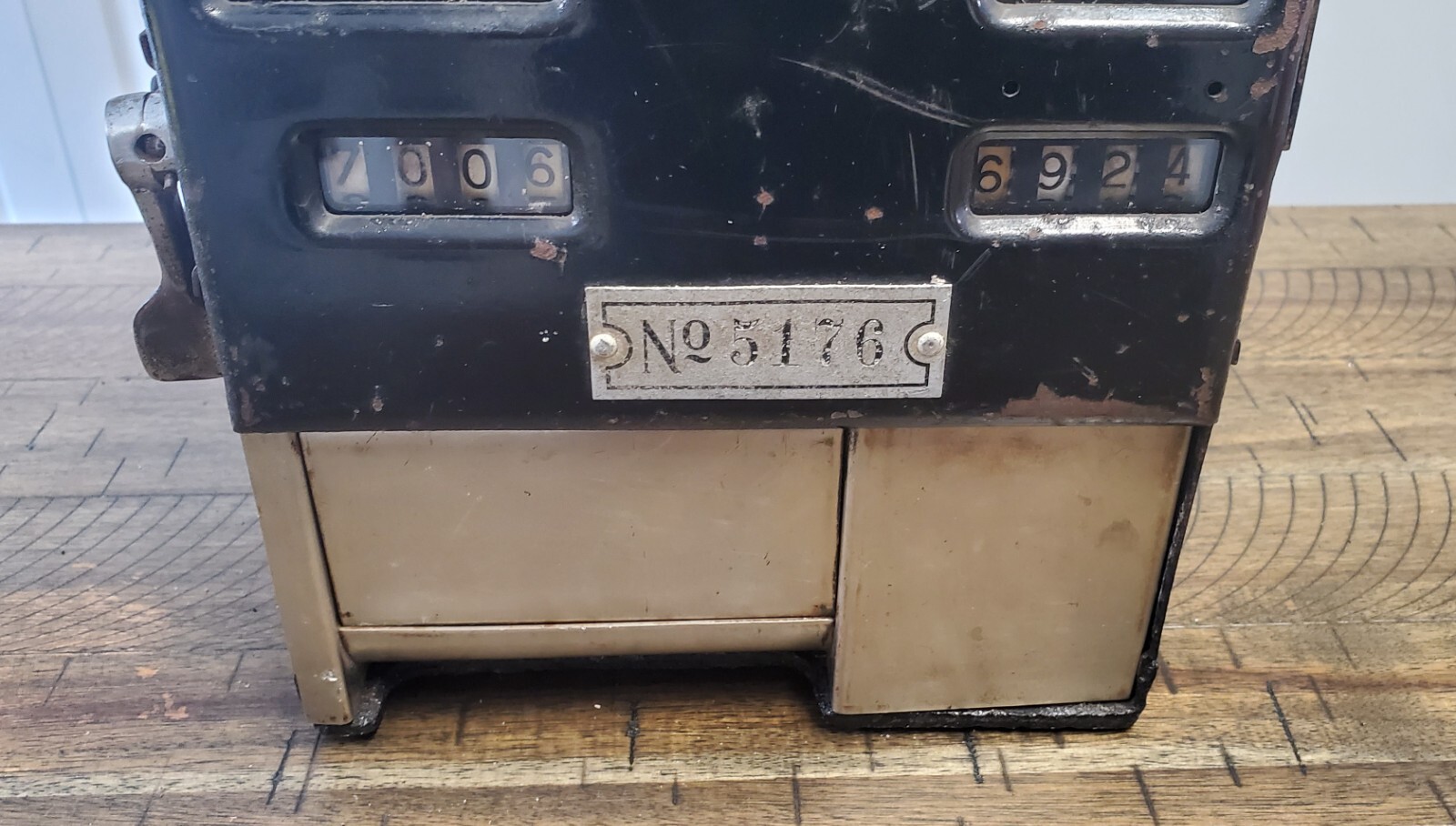 Antique Johnson Fare Box,Bus Trolley Street Car Coin/Ticket Machine ...