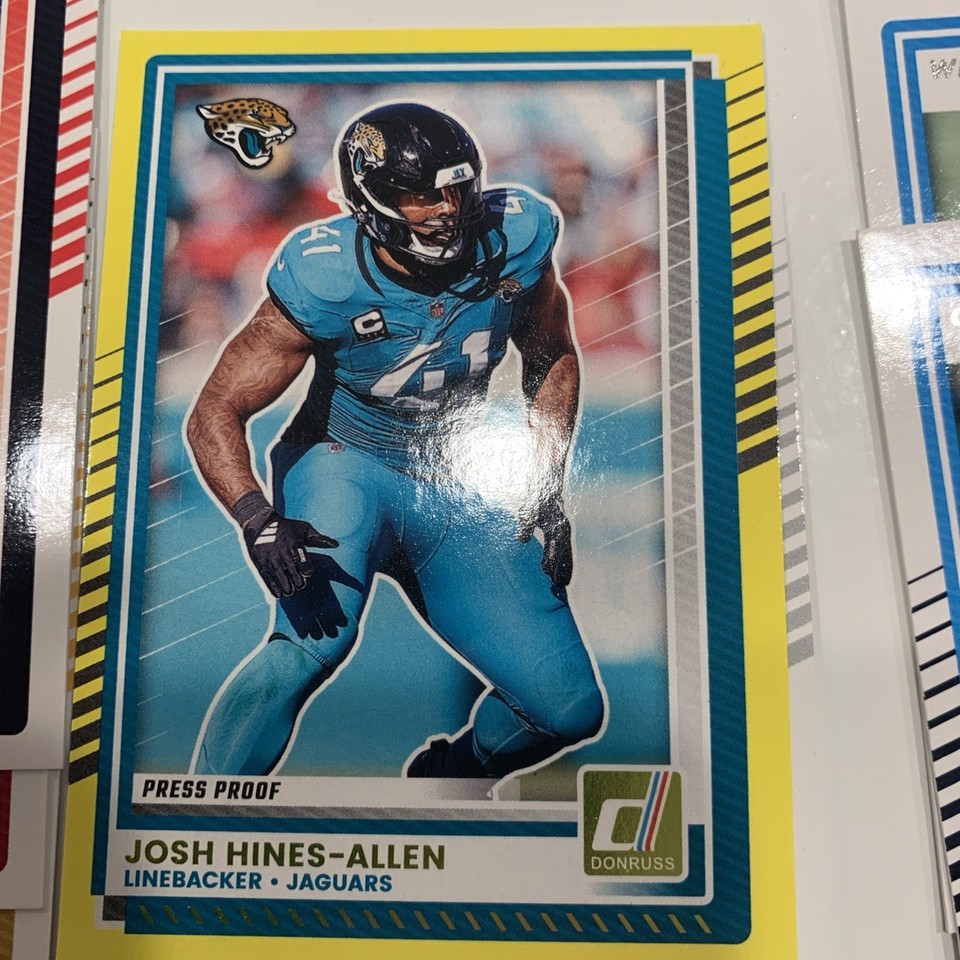 2025 Donruss 88 Card Lot With 4 Yellow Press Proof And 17 Rates Rookies ...