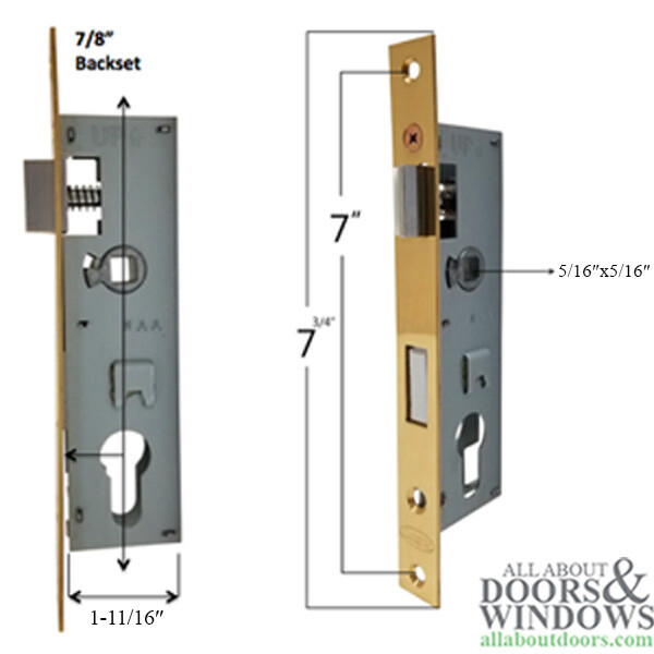 Andersen Storm Door Lock 3000 Series Lock Case Lock Body Only Left ...