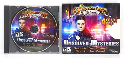 UNSOLVED MYSTERIES AMAZING HIDDEN OBJECT GAMES (DVD-ROM, 2014) WINDOWS ...