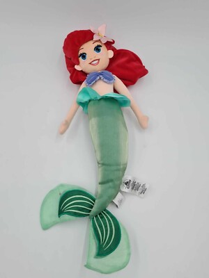 The Disney Store Ariel the Little Mermaid Plush Doll 21" Stuffed Doll ...