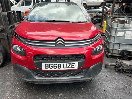 CITROEN C3 MK3 5 DR RED 2018 1.2 PETROL 5 MANUAL ( (EB2FAD0) BREAKING ...