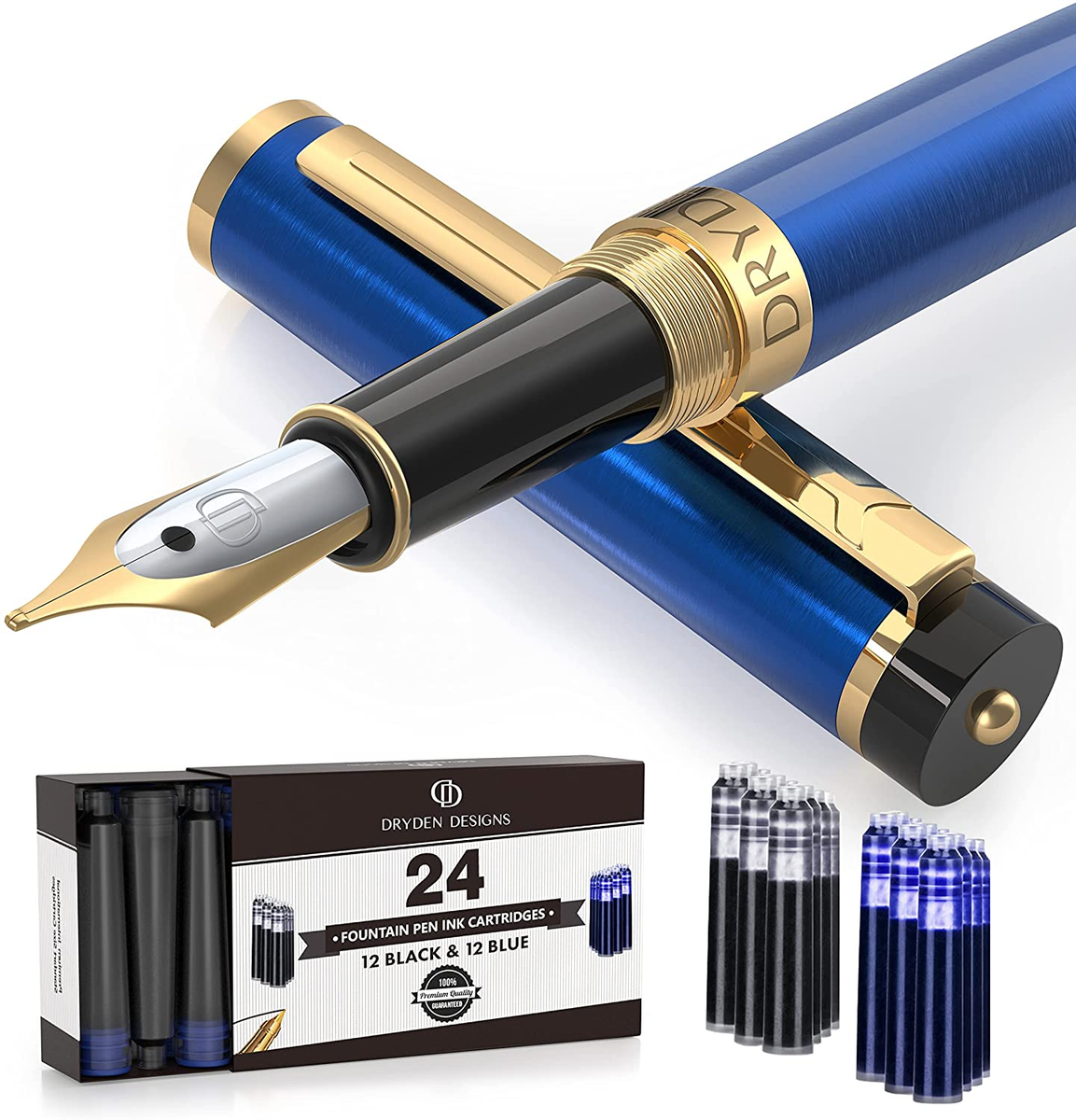 Dryden Ink Pen Design 🥤 Dryden Designs Fountain Pen Medium Nib Includes ...