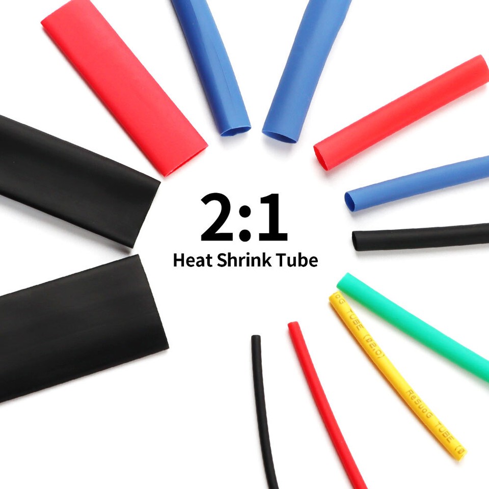 560Pcs Heat Shrink Tubing Insulation Shrinkable Tube 2:1 Wire Cable ...