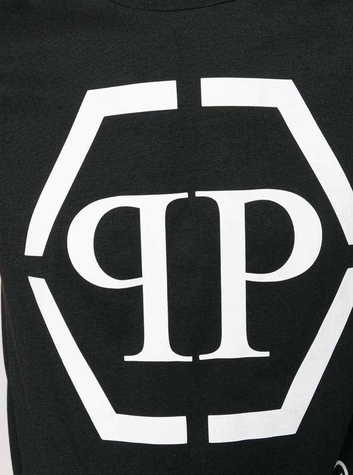 Philipp Plein Gold Cut Limited Edition Logo Shirt Round Neck T-Shirt ...