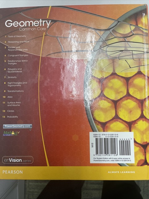 High School Math 2015 Common Core Geometry Student Edition Grades 9/10 ...
