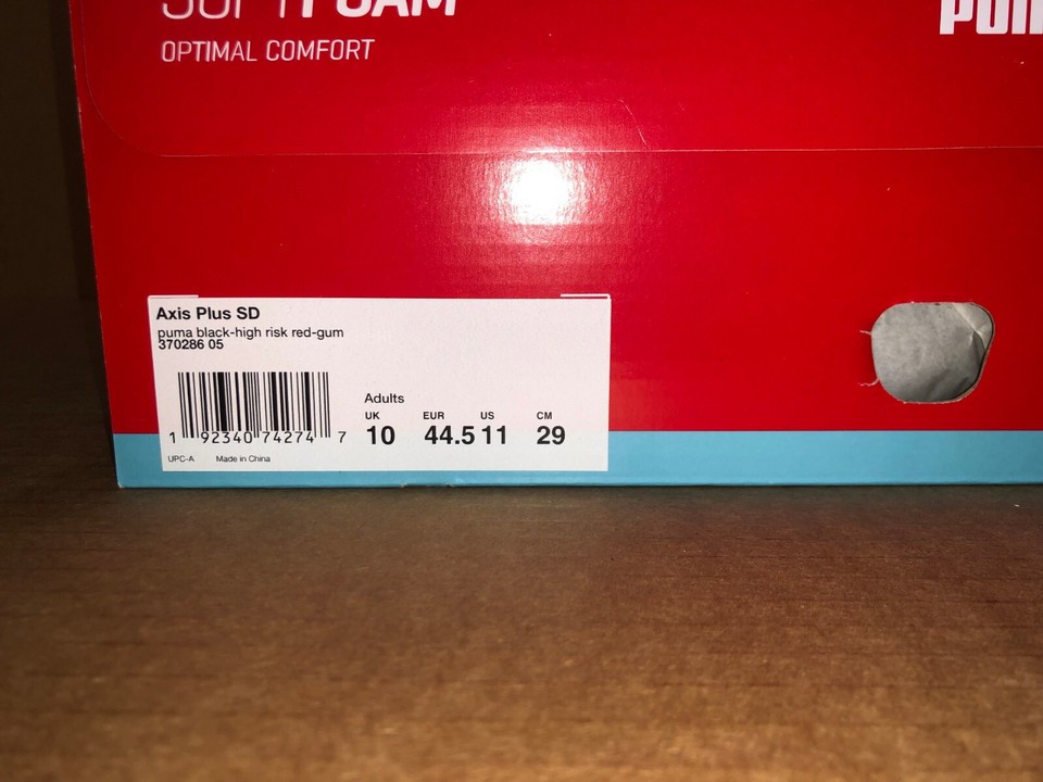 Puma Axis Plus Sd Lace Up Mens Size 11 D Sneakers Casual Shoes 370286 ...