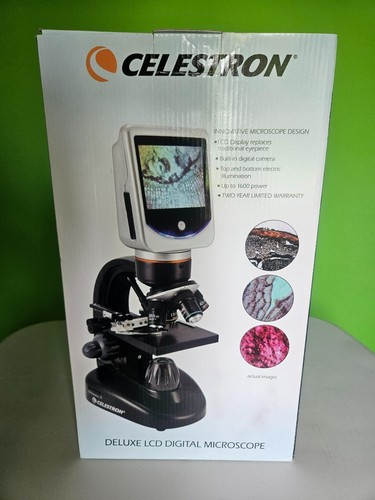 Celestron LCD Deluxe Digital Microscope Model 344345 | eBay