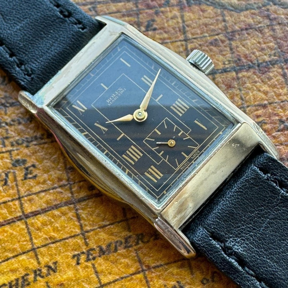 Rolex Marconi Rectangular Antique Watch 1440 | eBay