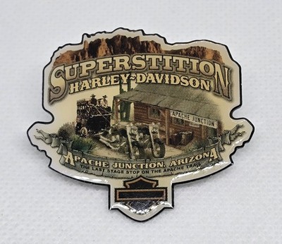Harley Davidson Pin Lapel Superstation Apache Junction Arizona | eBay