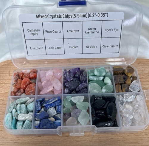1/2lb Ten Kinds Stone Natural Quartz Crystal Mini Stone Rock Chips ...