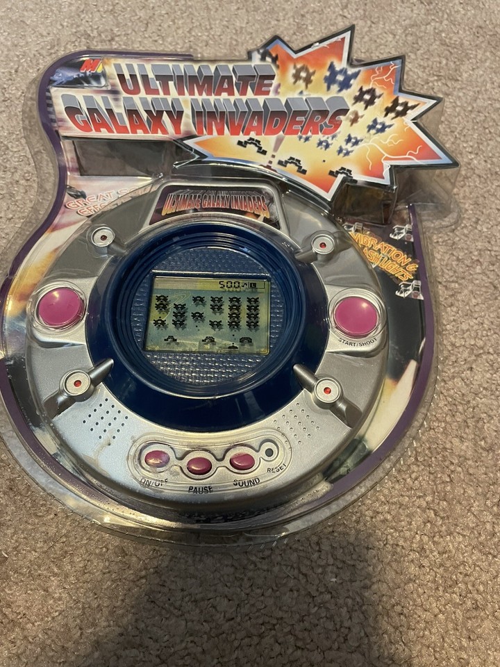 Micro gear Ultimate Galaxy Invaders Handheld Electronic Game New In ...