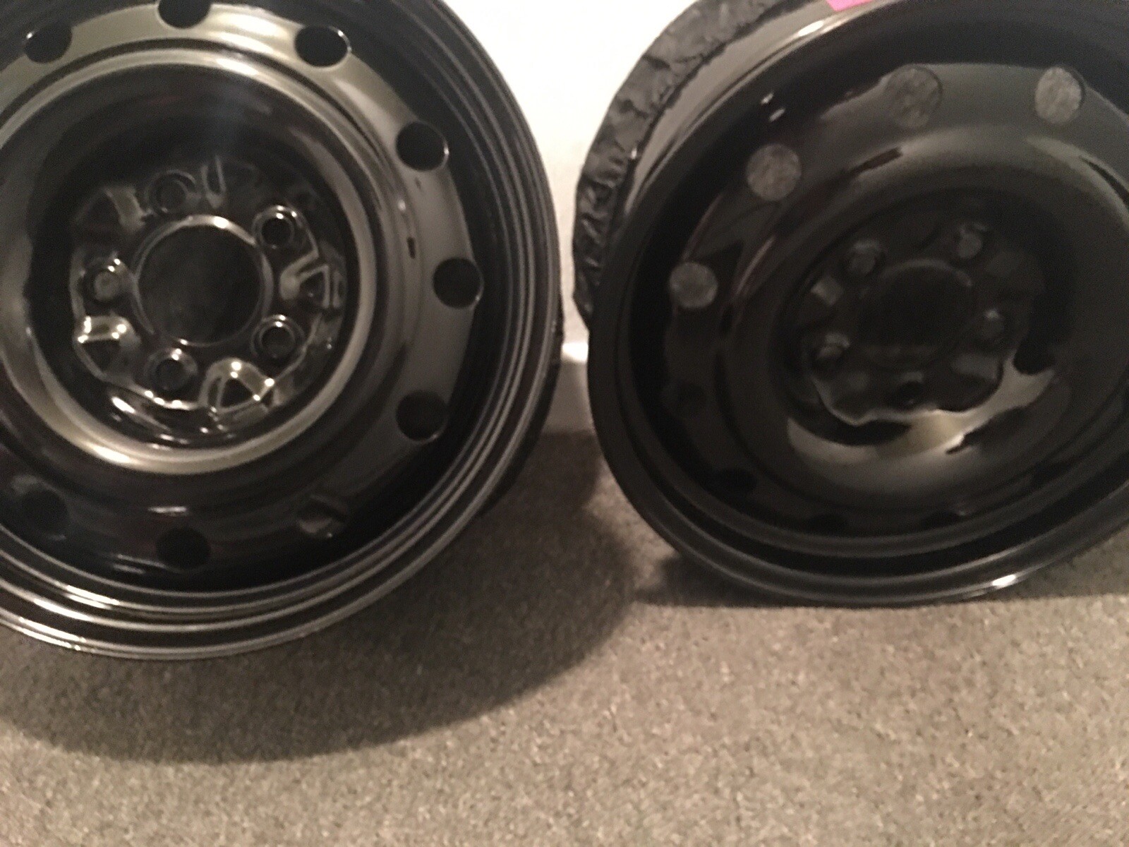 Rims16 Inch Rims Pair SW60 Steel Mod 16x6.5 5x4.5" +39mm Matte Black ...