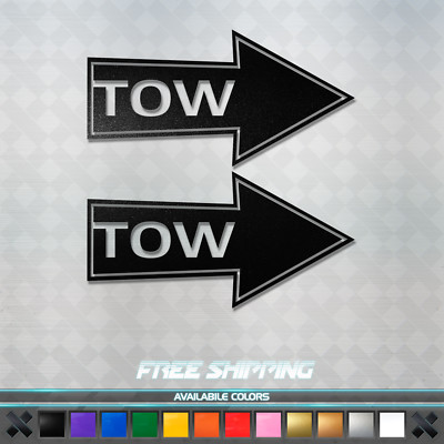 Tow Arrow Vinyl Decal Sticker Pack - Car Truck JDM Racing Safety | eBay