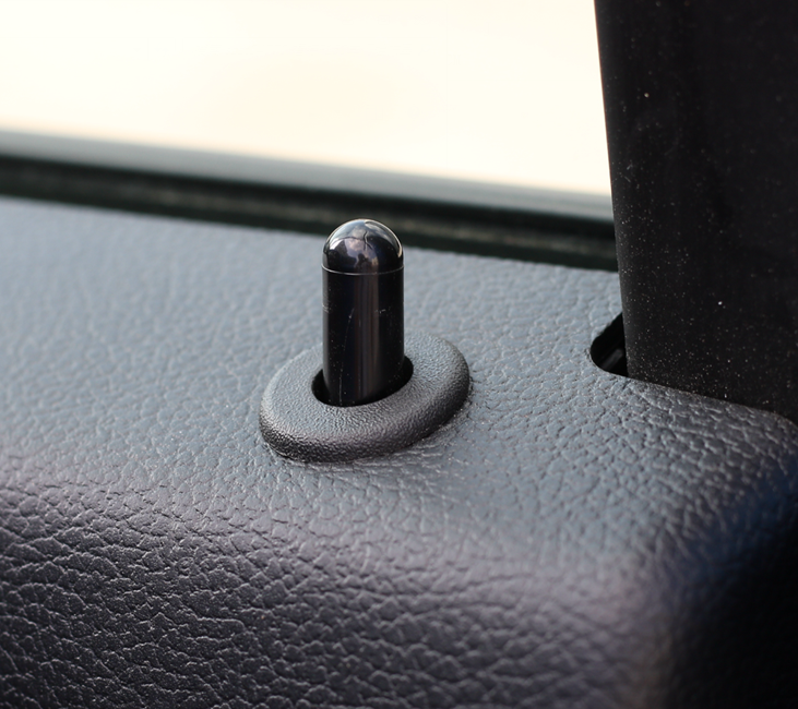 ABS Chrome Interior Door Lock Pin Cover Trim For Ford F150 F-150 2015 ...