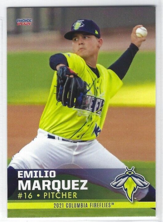 2021 Columbia Fireflies (Single-A Kansas City Royals) Emilio Marquez | eBay