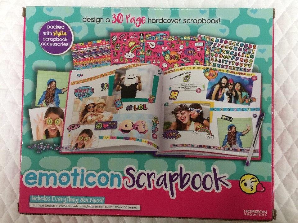 Scrapbook Kit Horizon Group Emoticon Scrapbook Kit | eBay
