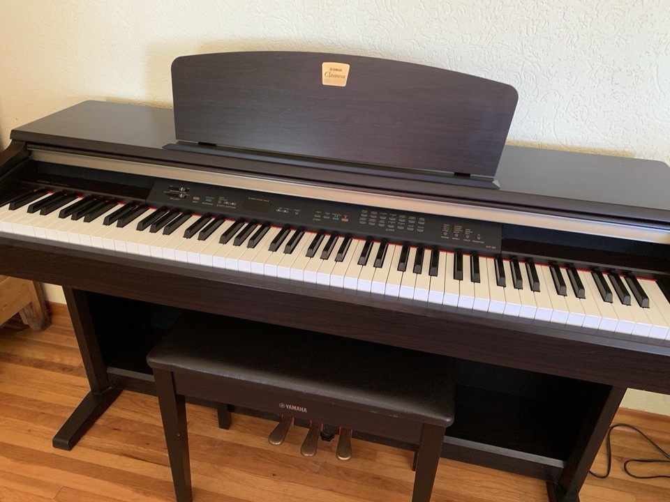 Yamaha Clavinova CLP 120 piano with bench | eBay