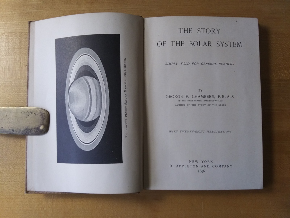 The Story of the Solar System, by G.F. Chambers. Library of Useful ...