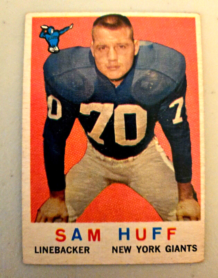 Lot of 28.... 1959 TOPPS Vintage NFL FOOTBALL CARDS. SAM HUFF Rookie ...