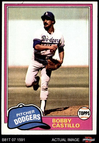 1981 Topps #146 Bobby Castillo Dodgers 6 - EX/MT | eBay