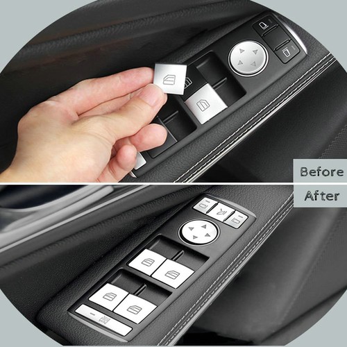 Window Switch Buttons Cover Fits Benz A B C E ML Class W176 W246 W204 ...