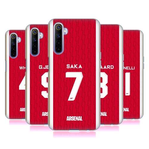 OFFICIAL ARSENAL FC 2023/24 PLAYERS HOME KIT SOFT GEL CASE FOR REALME ...