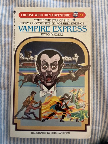 choose your own adventure 31 vampire express | eBay