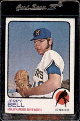 1973 Topps #92 Jerry Bell Milwaukee Brewers - Nice Card! | eBay