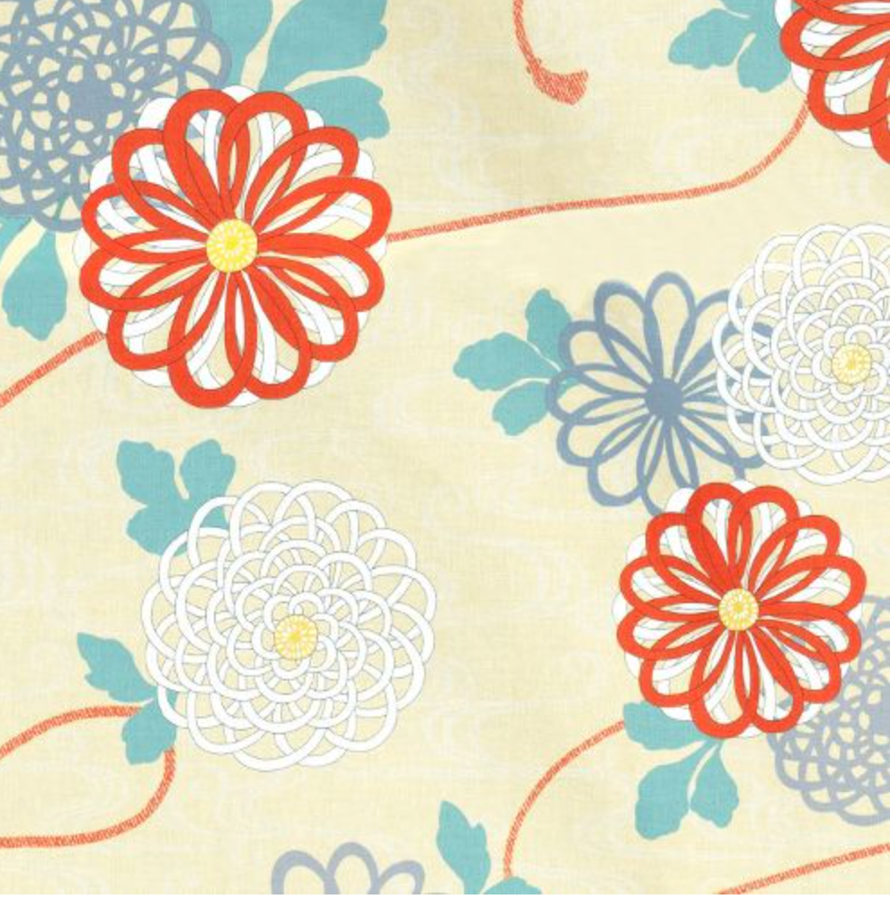 Musubi Furoshiki Many flowers 150cmX150cm Japanese culture #332 | eBay