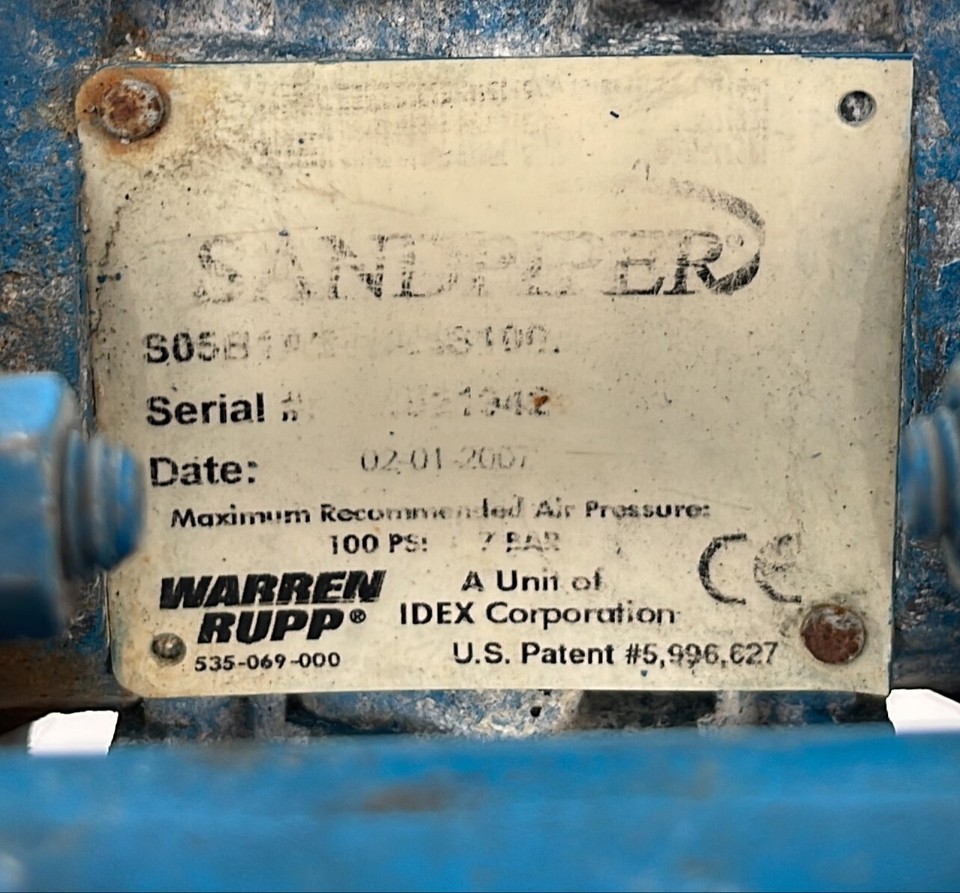 Sandpiper S05B1A Air Operated Diaphragm Pump | eBay