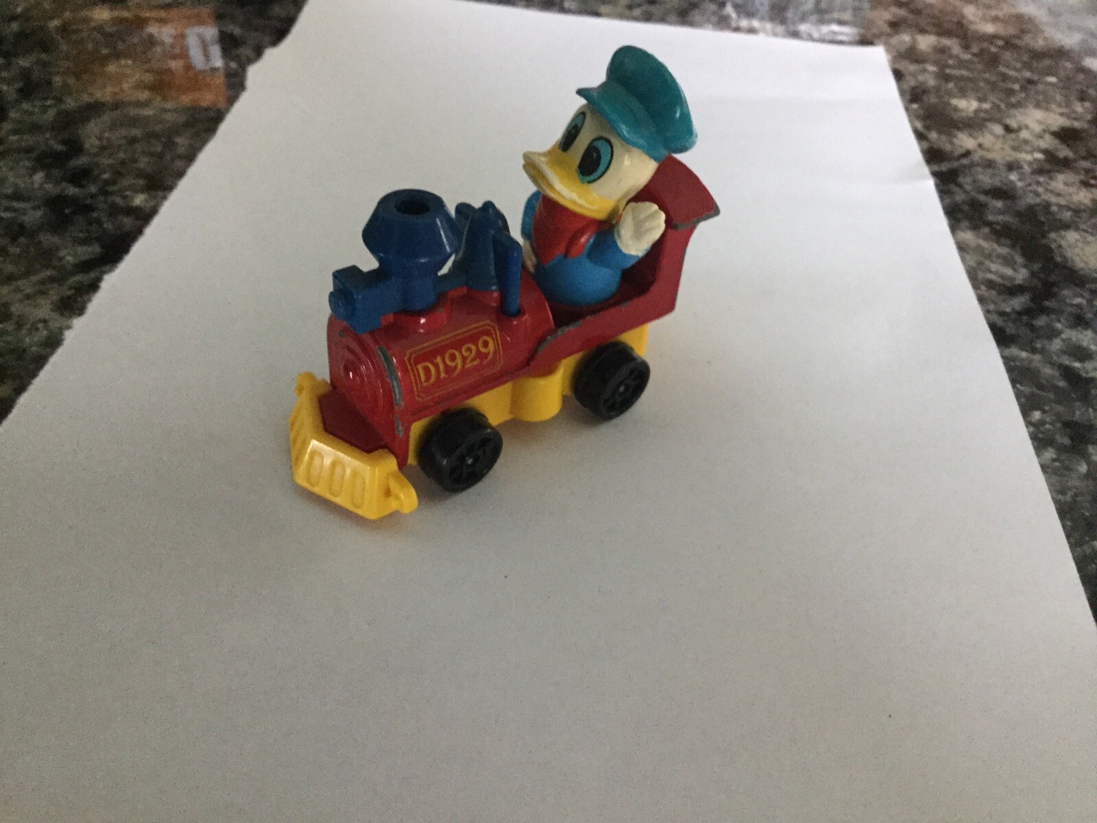 Vintage Walt Disney Diecast Donald Duck Conductor Train TOMY | eBay