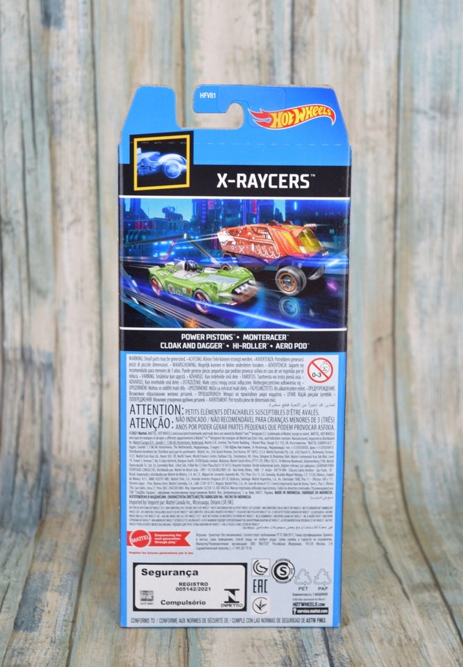 Hot Wheels X-Raycers Xray 5 Pack Diecast Car Gift Set SEALED | eBay