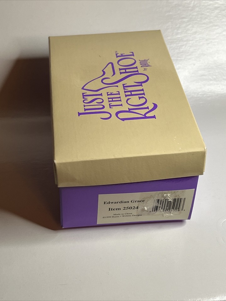 1999 Just The Right Shoe by Raine - Edwardian Grace - Original Box | eBay