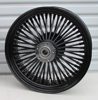 DNA MAMMOTH FAT 52 SPOKE 18x5.5 ALL BLACK REAR WHEEL HARLEY DYNA ...