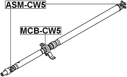 Universal Joint 22X57 Febest ASM-CW5 Oem 3401A022 | eBay