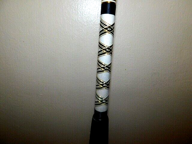 CUSTOM CONVENTIONAL ROD 7' WHITE PEARL MARBLE 25-50 LB TURBO & SHRINK ...