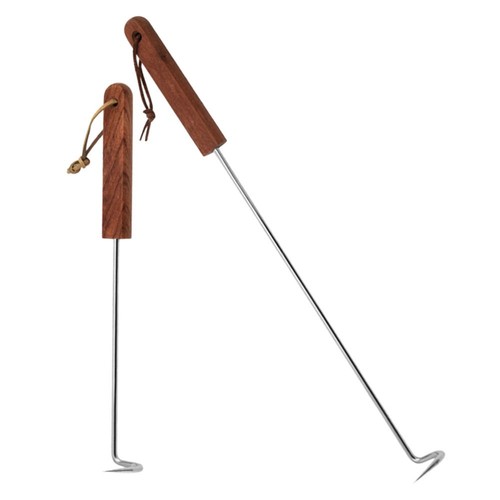 2 Pcs Stainless Steel Meat Hook Barbecue Flipper Household Bbq Food | eBay