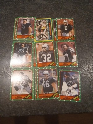 1985 Topps Complete 16 Card Raiders Team Set NM+ Combined Shipping ...