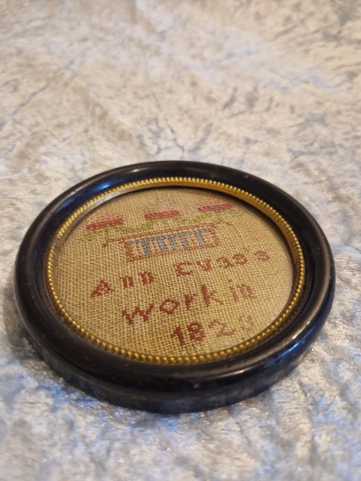 Early 19thC Miniature Sampler Dated 1823 | eBay UK