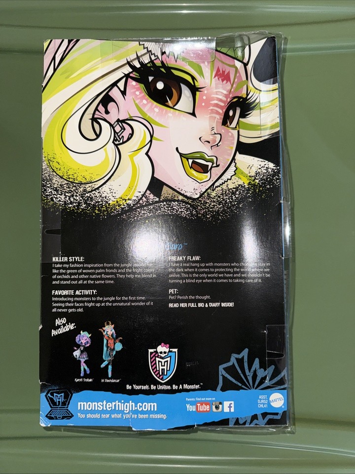 MONSTER HIGH Doll BATSY CLARO Brand-Boo Students Mattel 2015 Read Desc ...