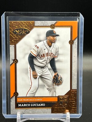 2024 Topps Tier One Baseball Marco Luciano RC #76 San Francisco Giants ...