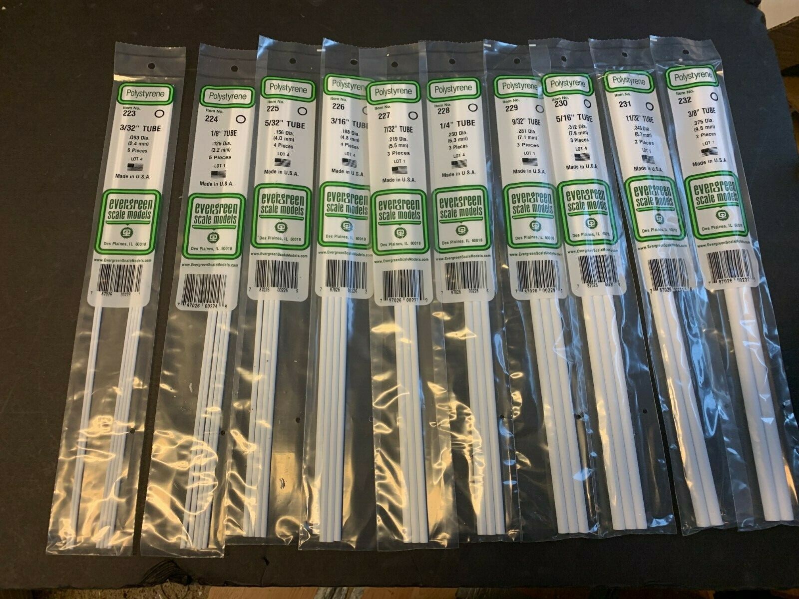 Evergreen Styrene Tube