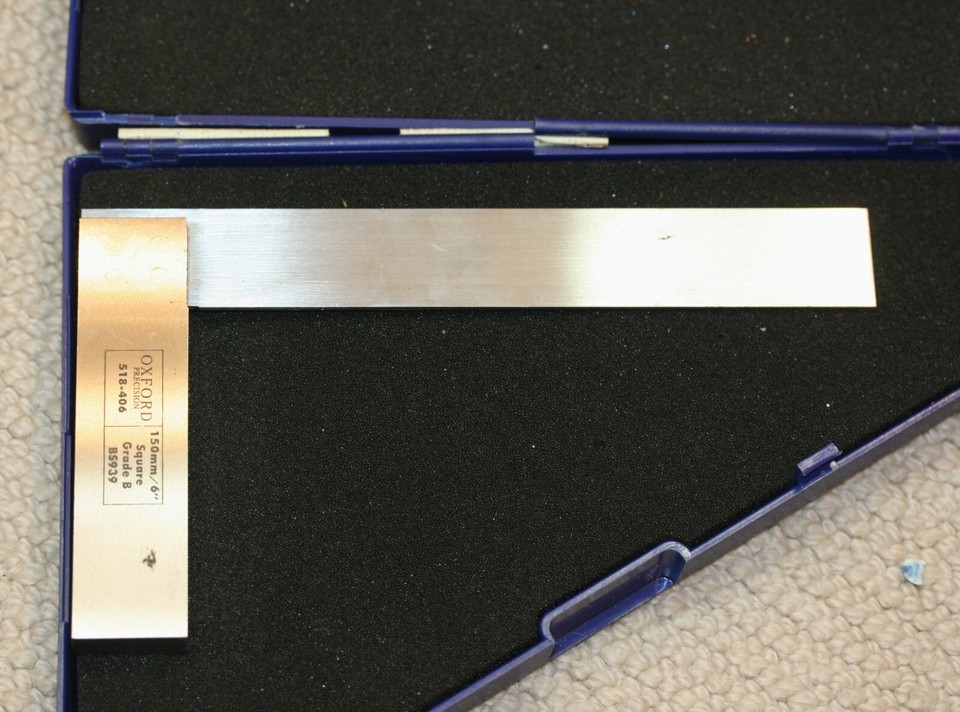 EXCELLENT OXFORD PRECISION 518-406, 150mm/6" SET SQUARE, DRAWING ...