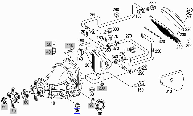 Mercedes Filler Drain Core Plug Screw Bolt M24x1.5x12mm A0009977932 New ...