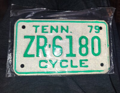 antique tennessee motorcycle license plate | eBay